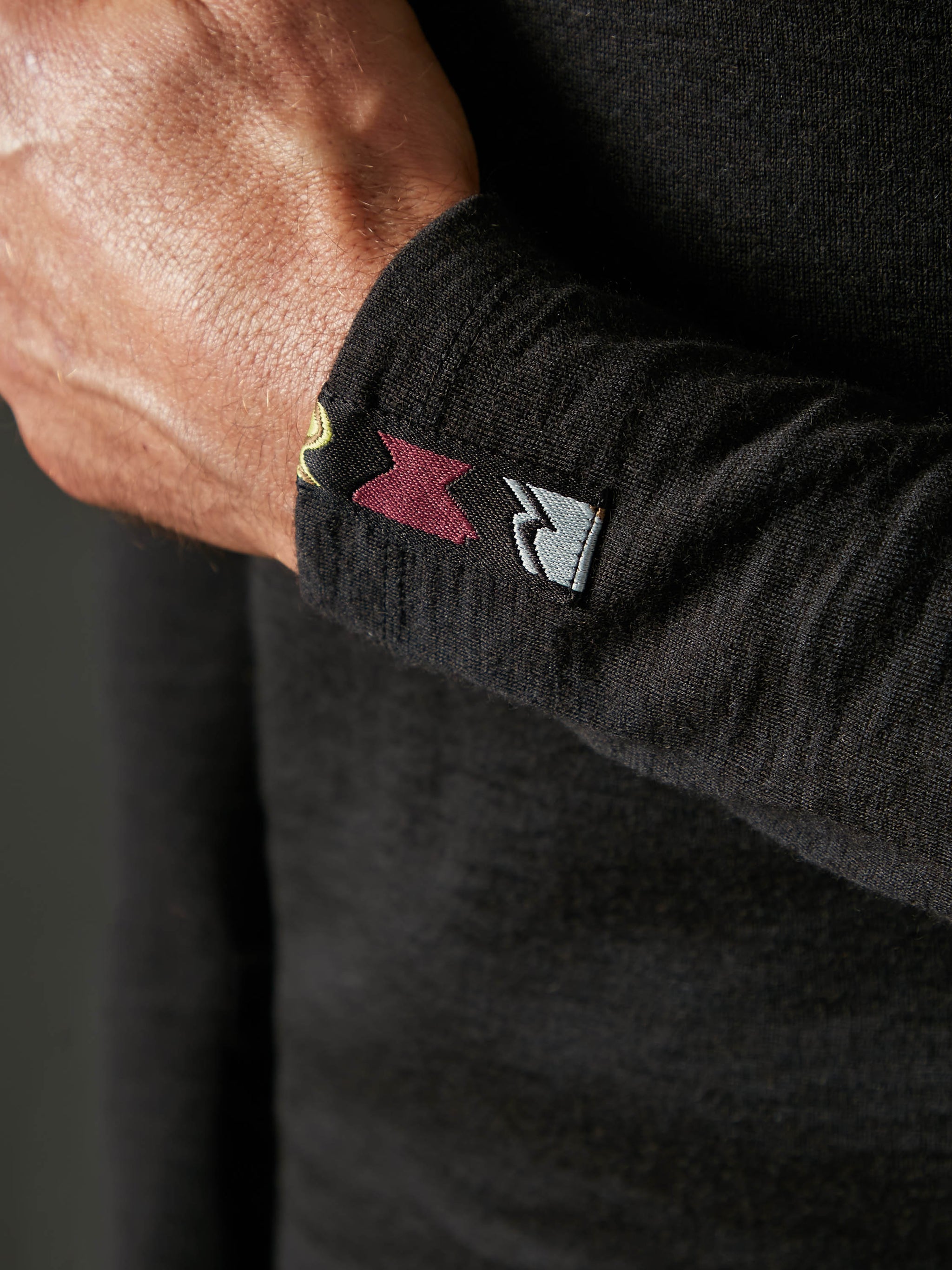 kora Men's Yak Wool Base Layer LS Crew top with merino