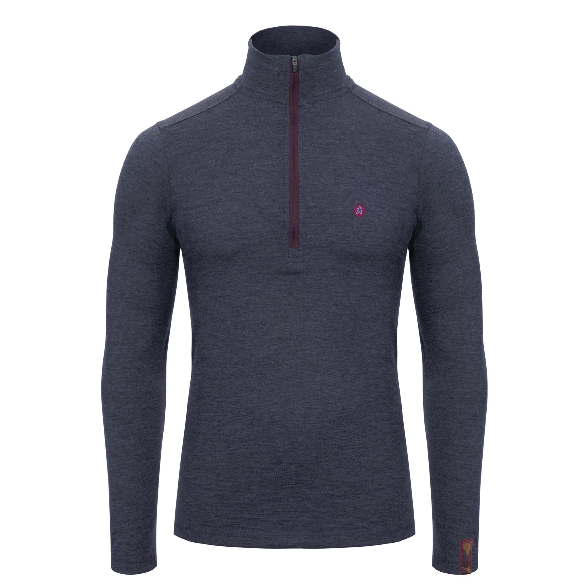 Men's Yushu Yak Wool Base Layer LS Zip Top – kora