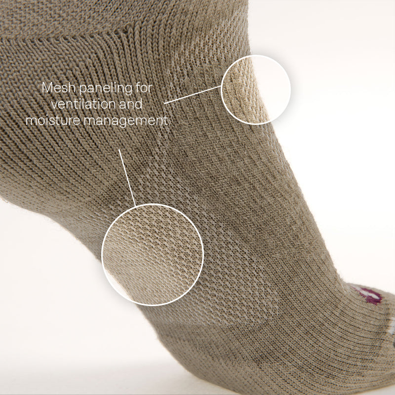 Upside Down yak wool & merino hiking socks – kora