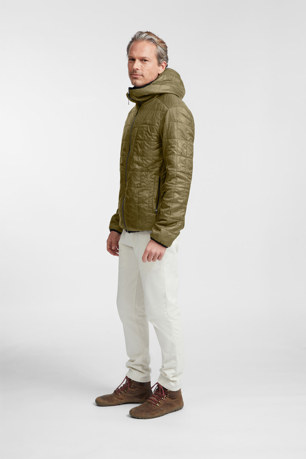 Men’s Threshold Hooded FZ Jacket in Field Green – kora