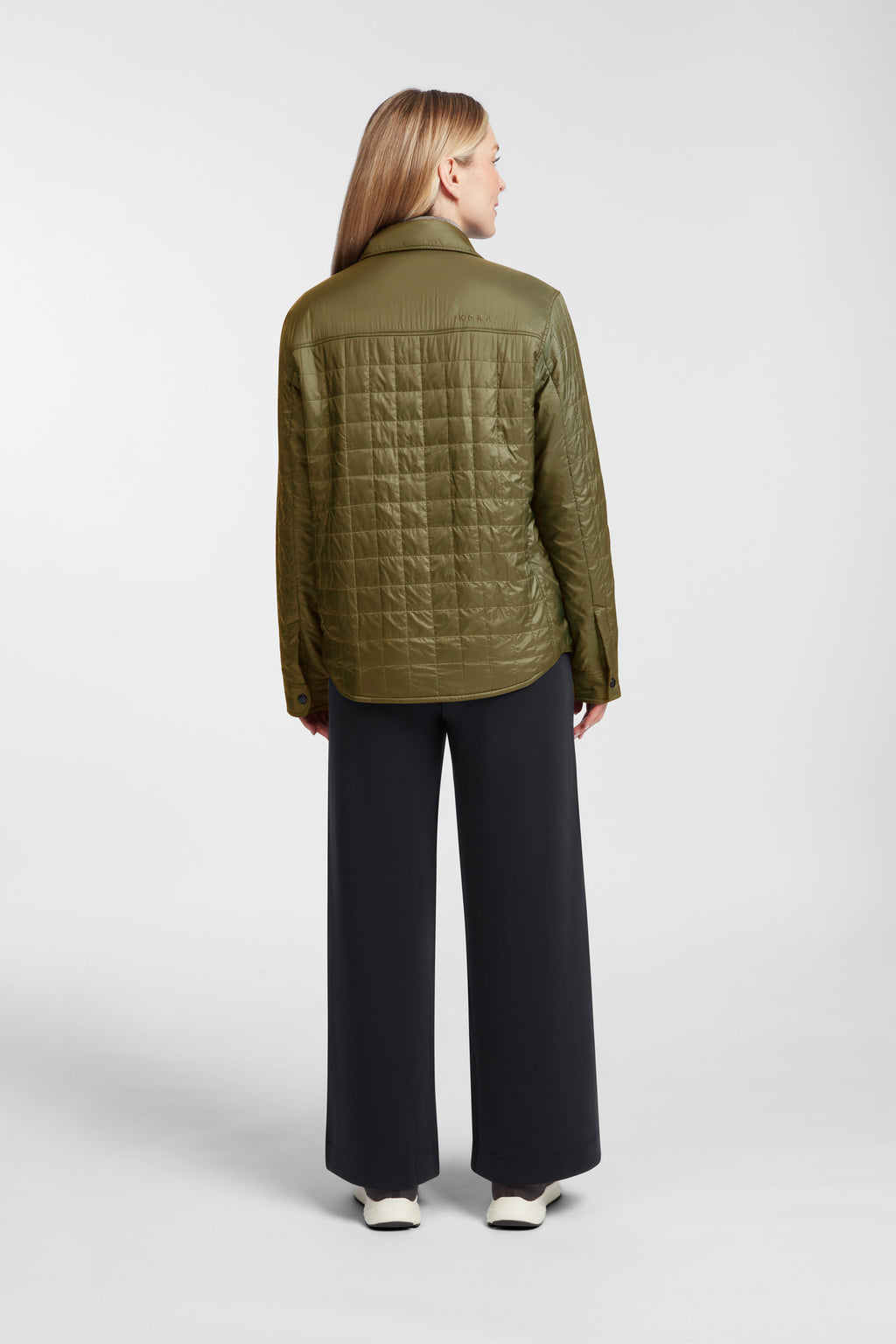 Women’s Threshold Shirt-Jacket in Field Green – kora